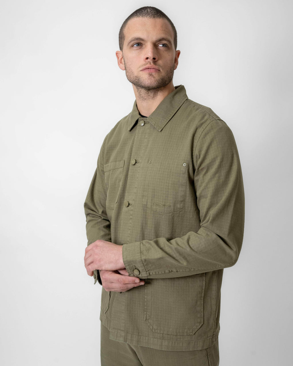 Ripstop Chore Jacket Olive – M.C.Overalls