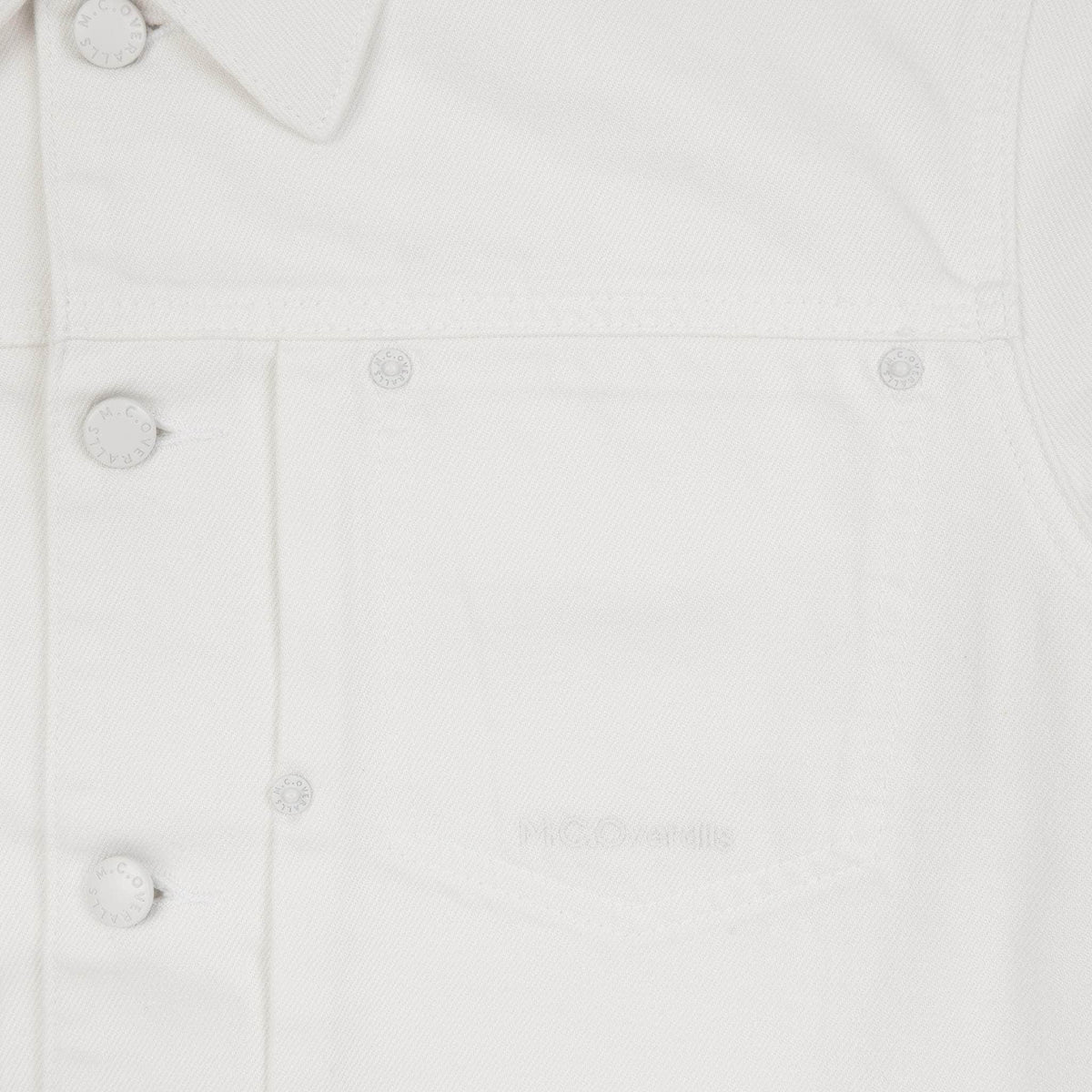 Denim Battle Jacket Ivory – M.C.Overalls