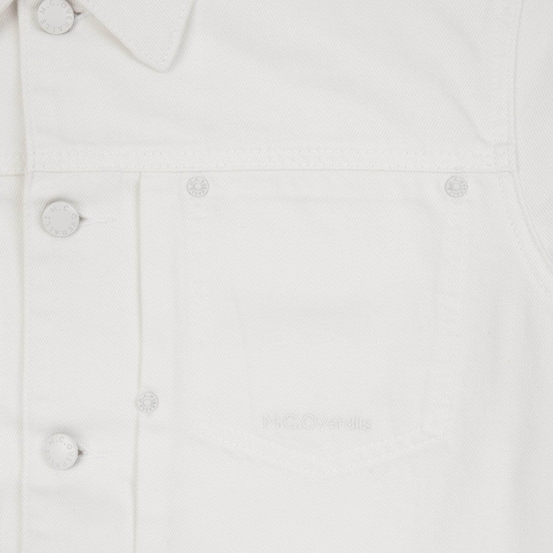 Denim Battle Jacket Ivory – M.C.Overalls