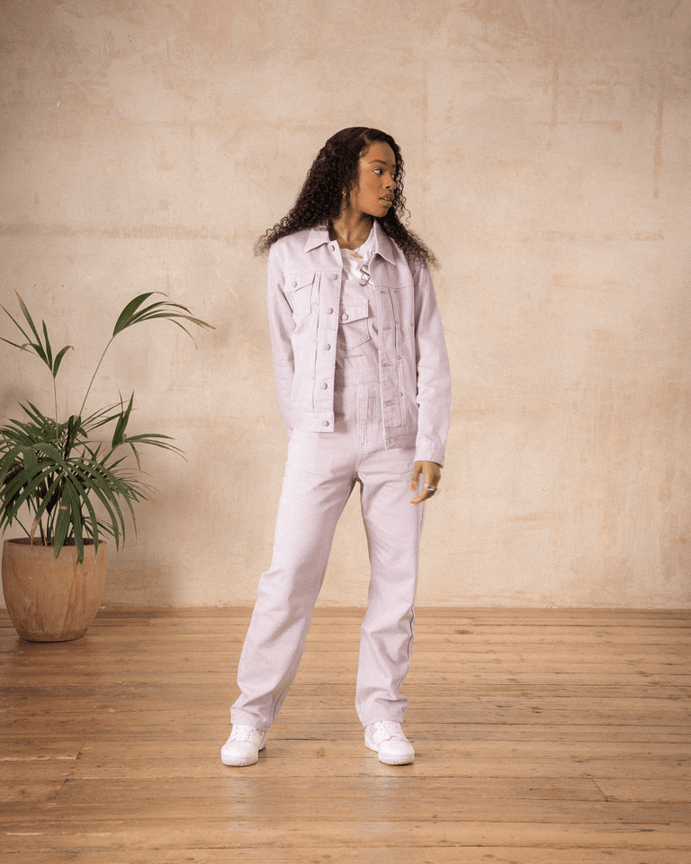 Denim Battle Jacket Gin Blossom – M.C.Overalls