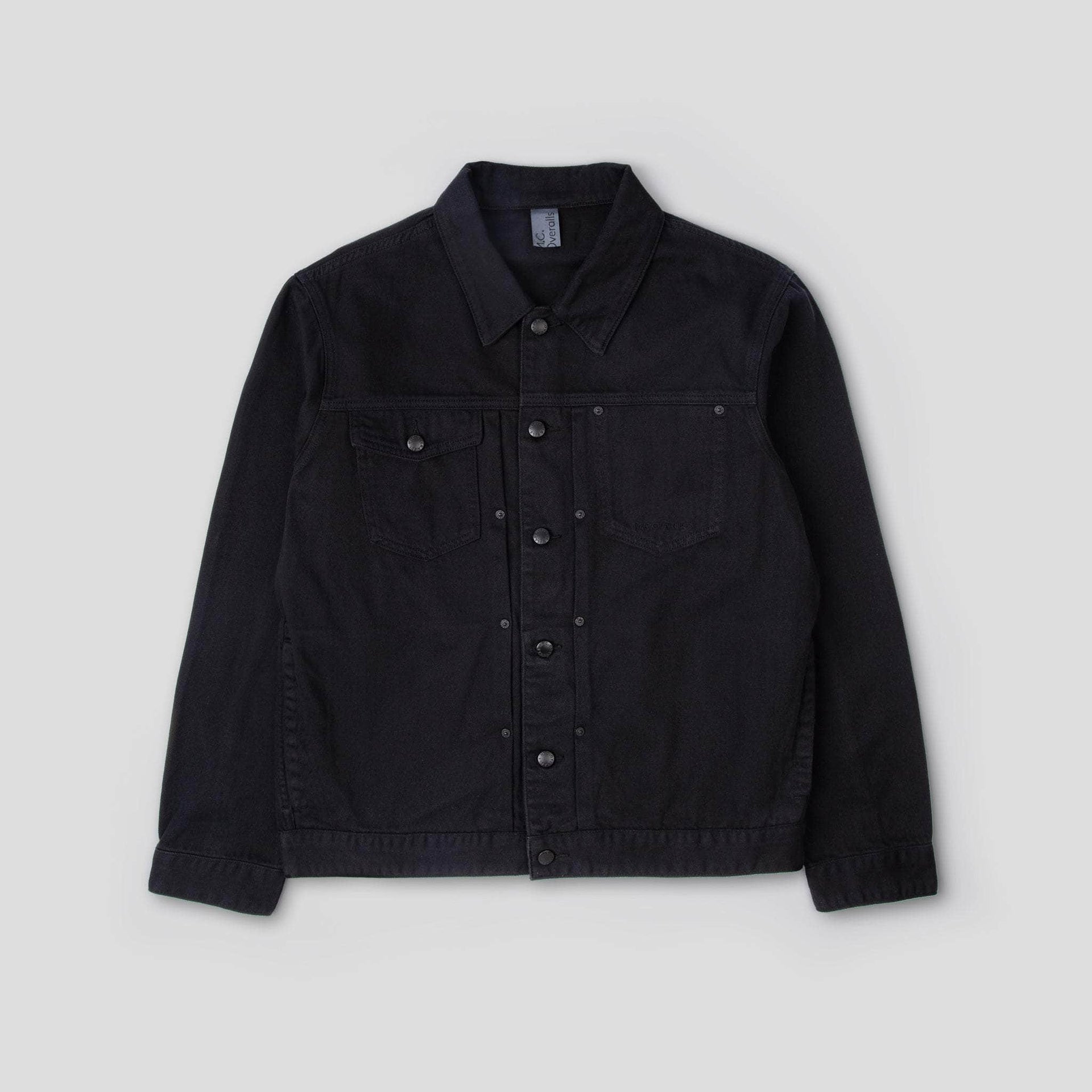 Denim Battle Jacket Black – M.C.Overalls