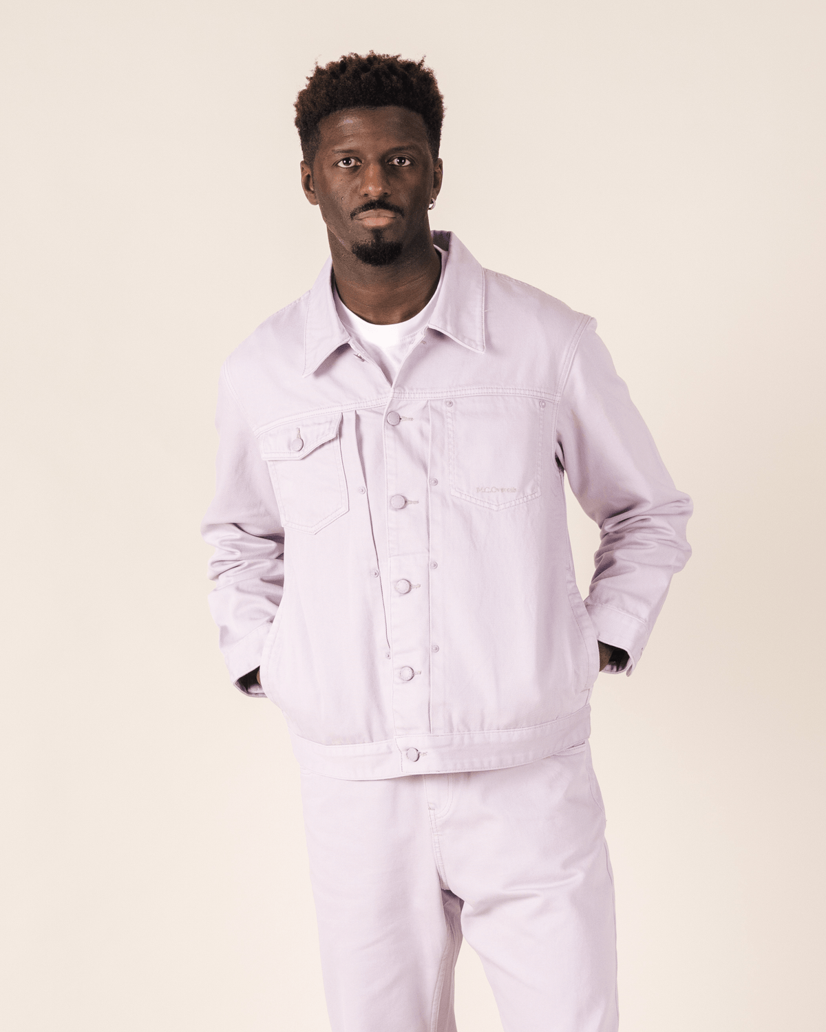 Denim Battle Jacket Gin Blossom – M.C.Overalls